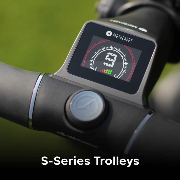 Motocaddy S-Series Trolleys | ElectricTrolleys.com